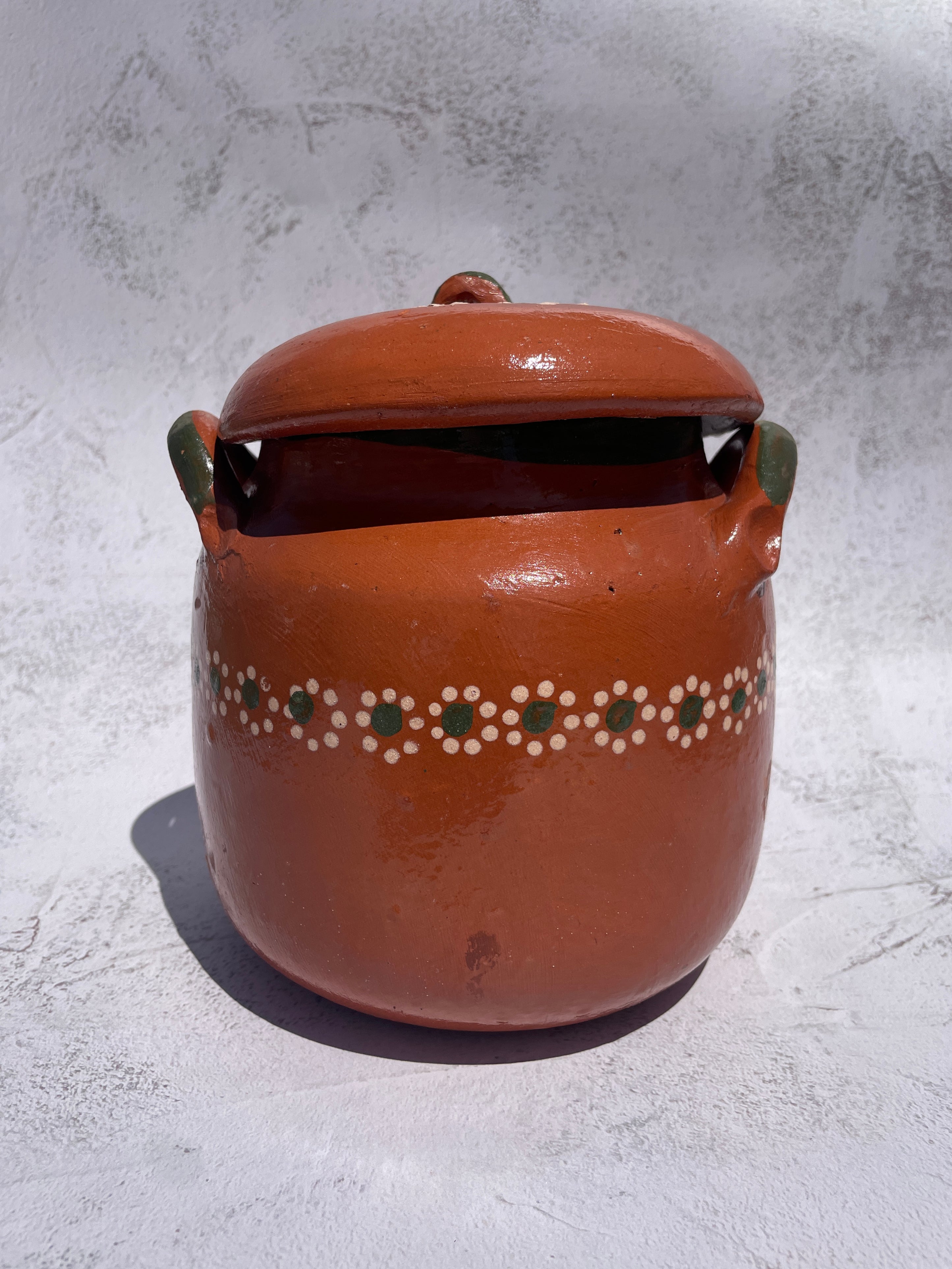 Tonala Mexican Clay Pot Frijolera Mexican Clay Cooking Pot Small Olla ...
