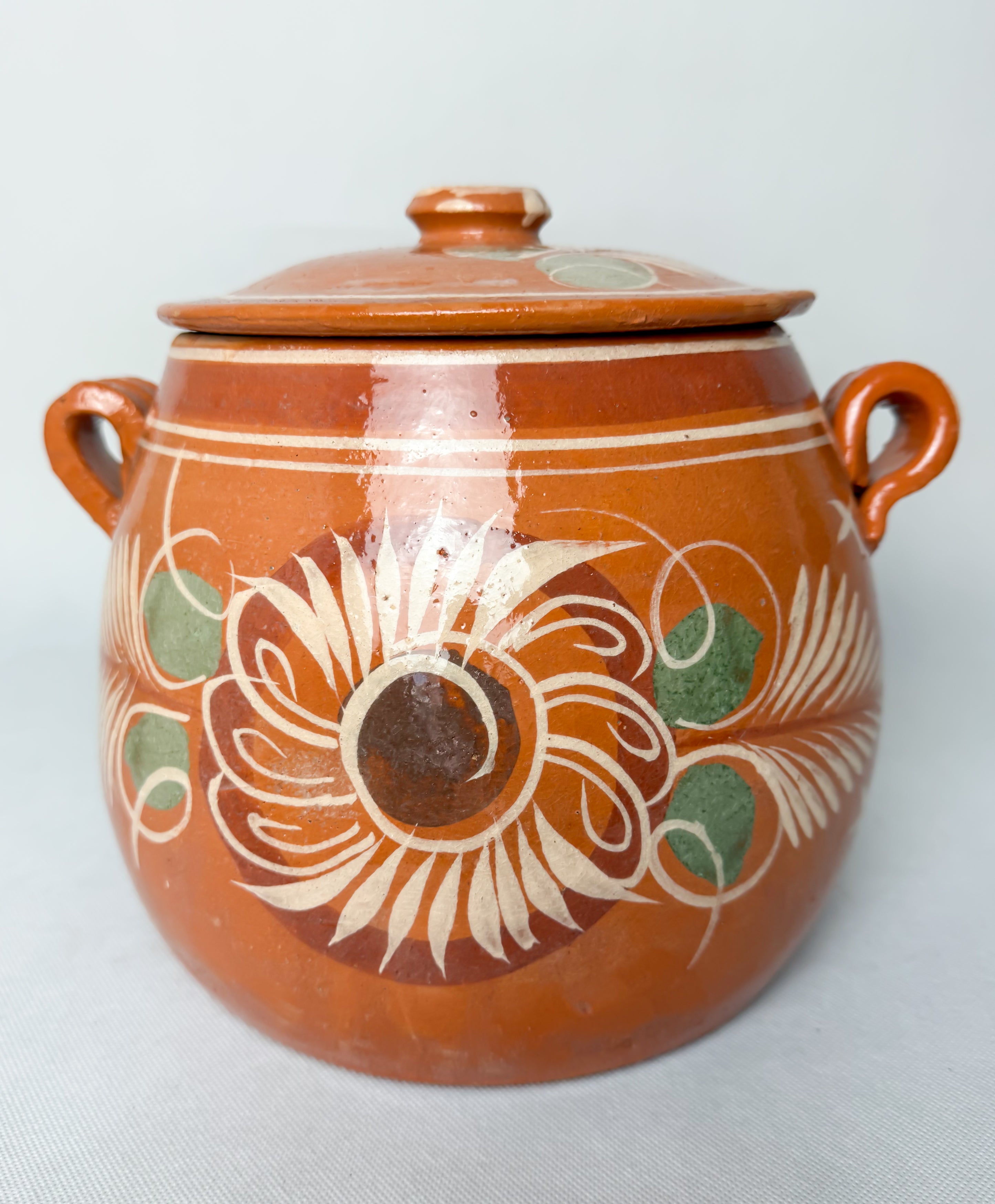 Mexican Cookware Mexican Clay Pot Olla Libre De Plomo Clay Pottery Mex ...