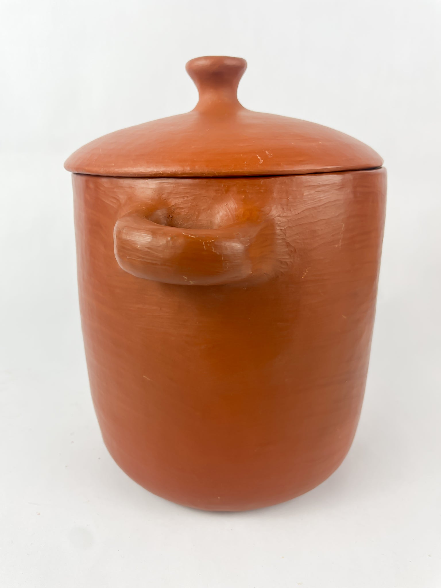 Oaxaca Red Clay Pottery Bean Pot Mexican Red Clay Pottery Oaxaca Clay ...