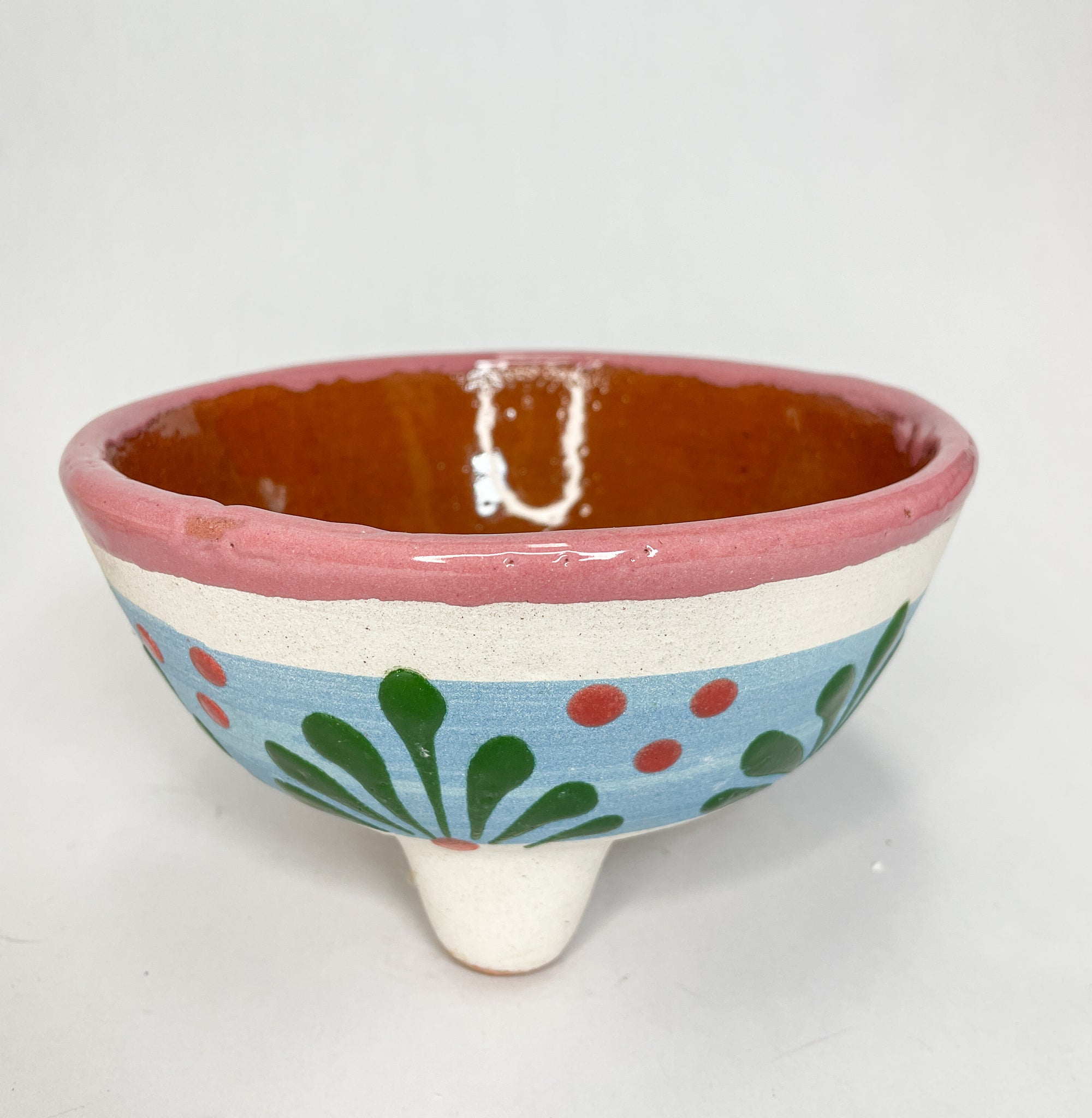 Jalisco Engobe Clay Molcajete Mexican Clay Salsa Bowl Mexican Clay Bow ...