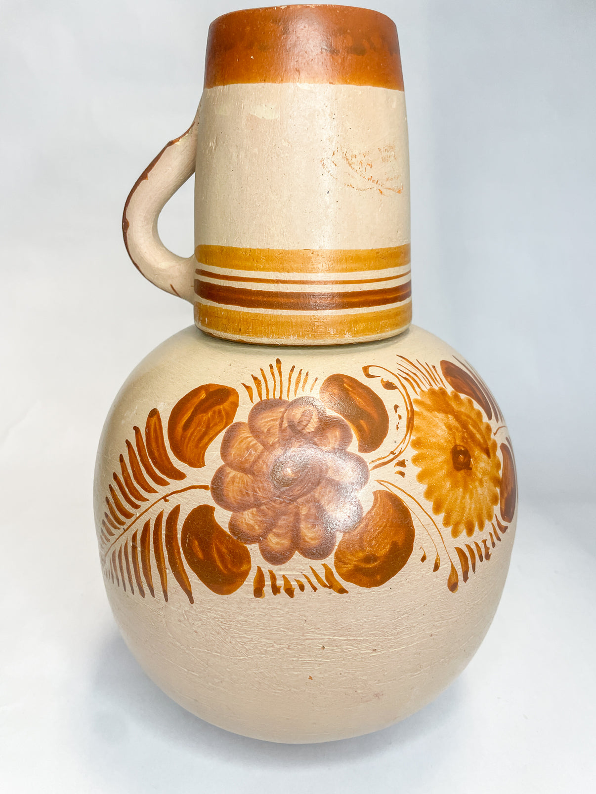 Mexican Clay Botellon Bottle 3 Liters Botellon de Barro Terracotta ...