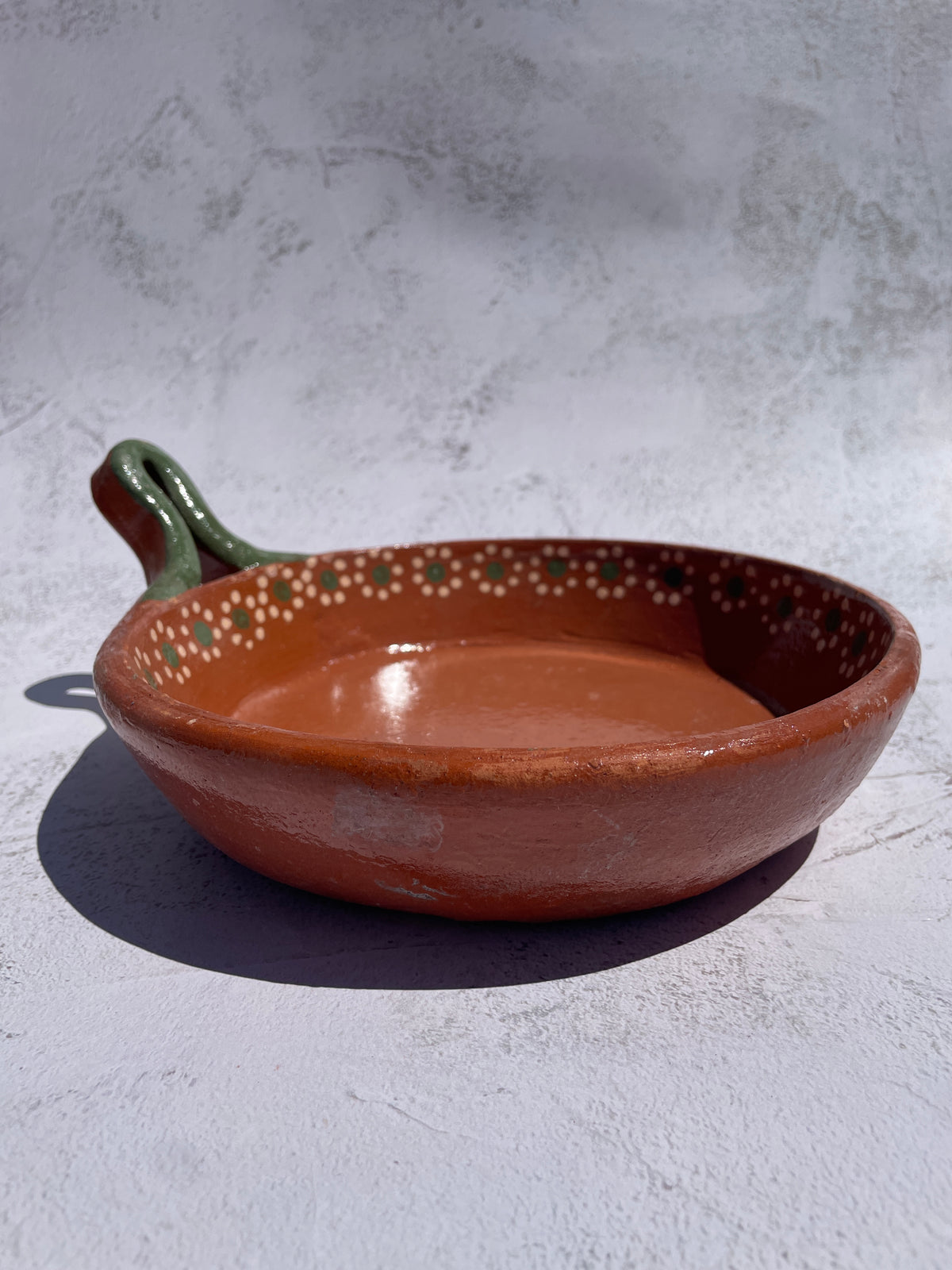 Tonala Clay Fry Pan Sarten de Barro Clay Pan Mexican Clay Cazuela Sart ...