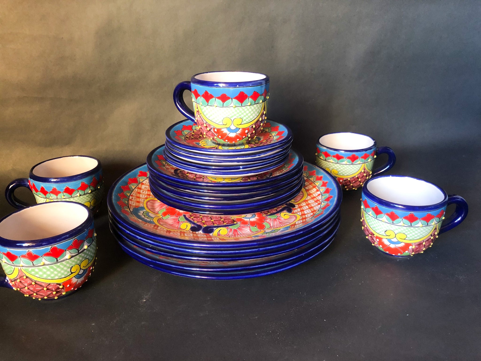 Mexican Dinnerware Mexican Talavera Dinnerware Mexican Style Dinnerwar ...