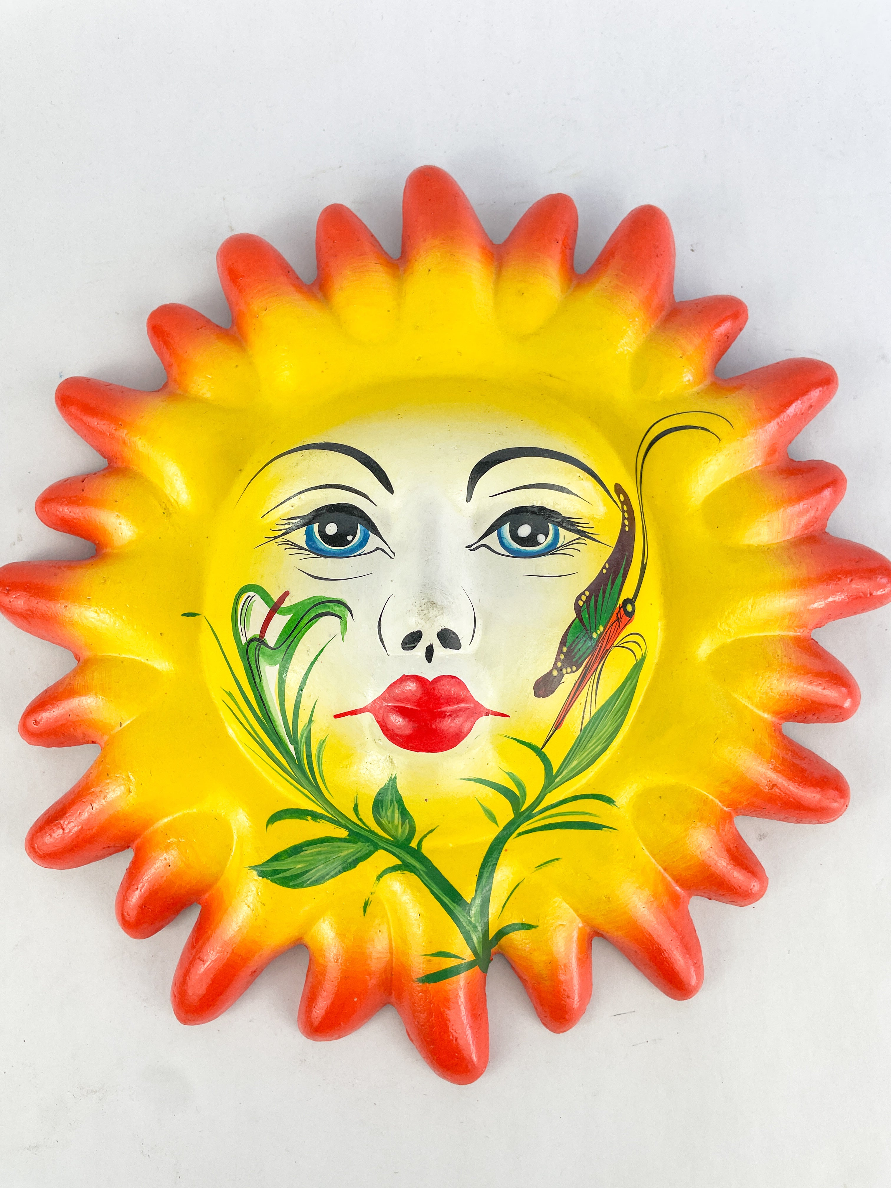 Mexican Sun And Moon Art Mexican Sun Art Wall Art Mexican Outdoor Wall ...