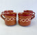 Michoacan Mexican Clay Mugs 4pc Set Mexican Cups Tazas De Barro Lead F ...