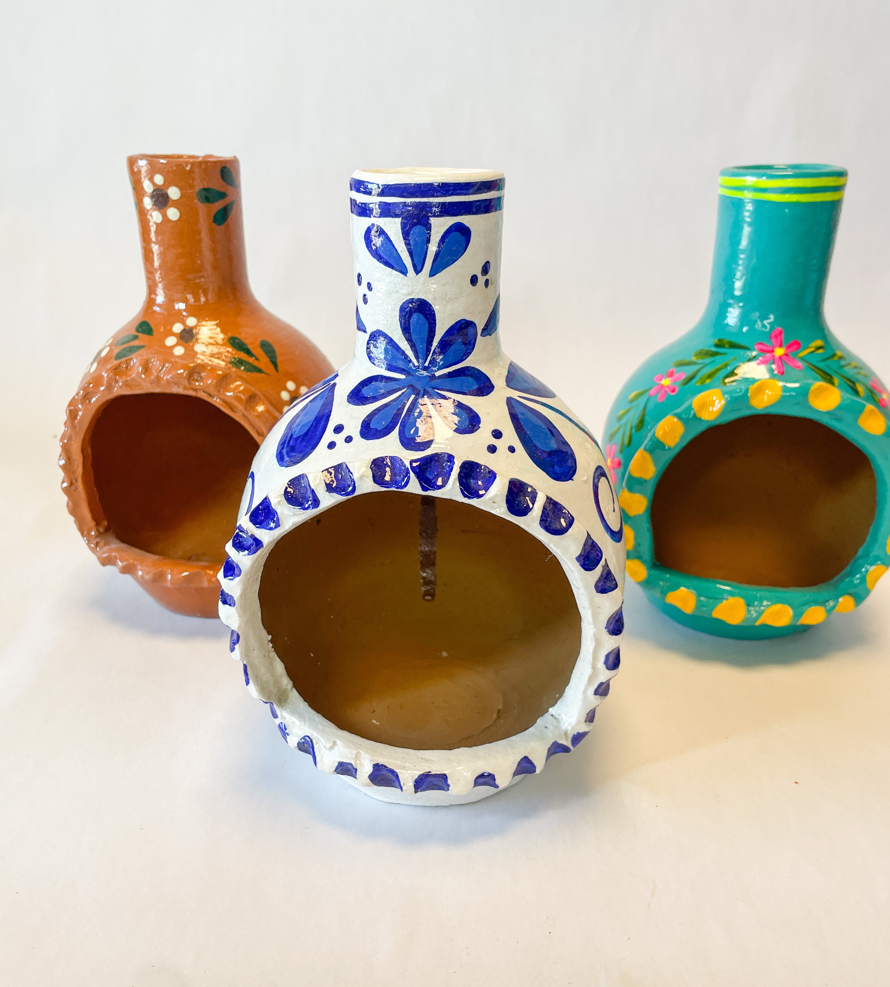 Jalisco Mexican Chimenea Mini Chimeneas Mexican Clay Chimeneas Mini In ...