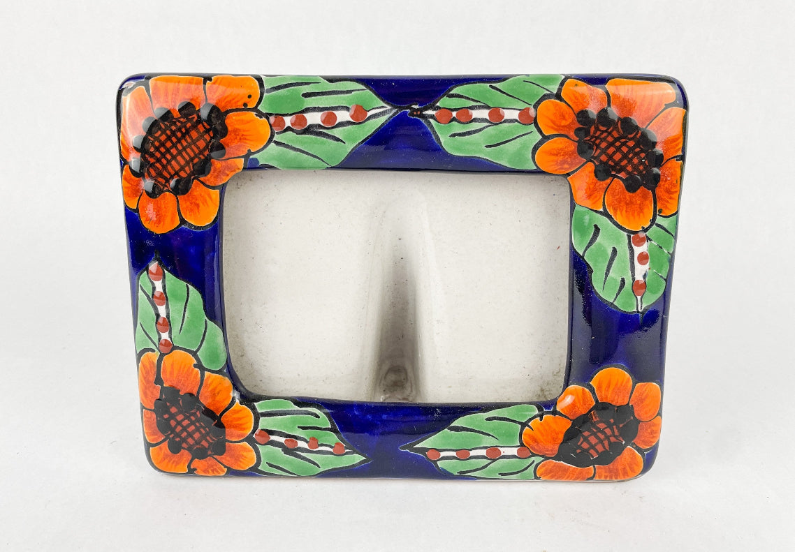 Talavera Picture Frame Porta Retrato Mexican Picture Frame Picture Fra ...