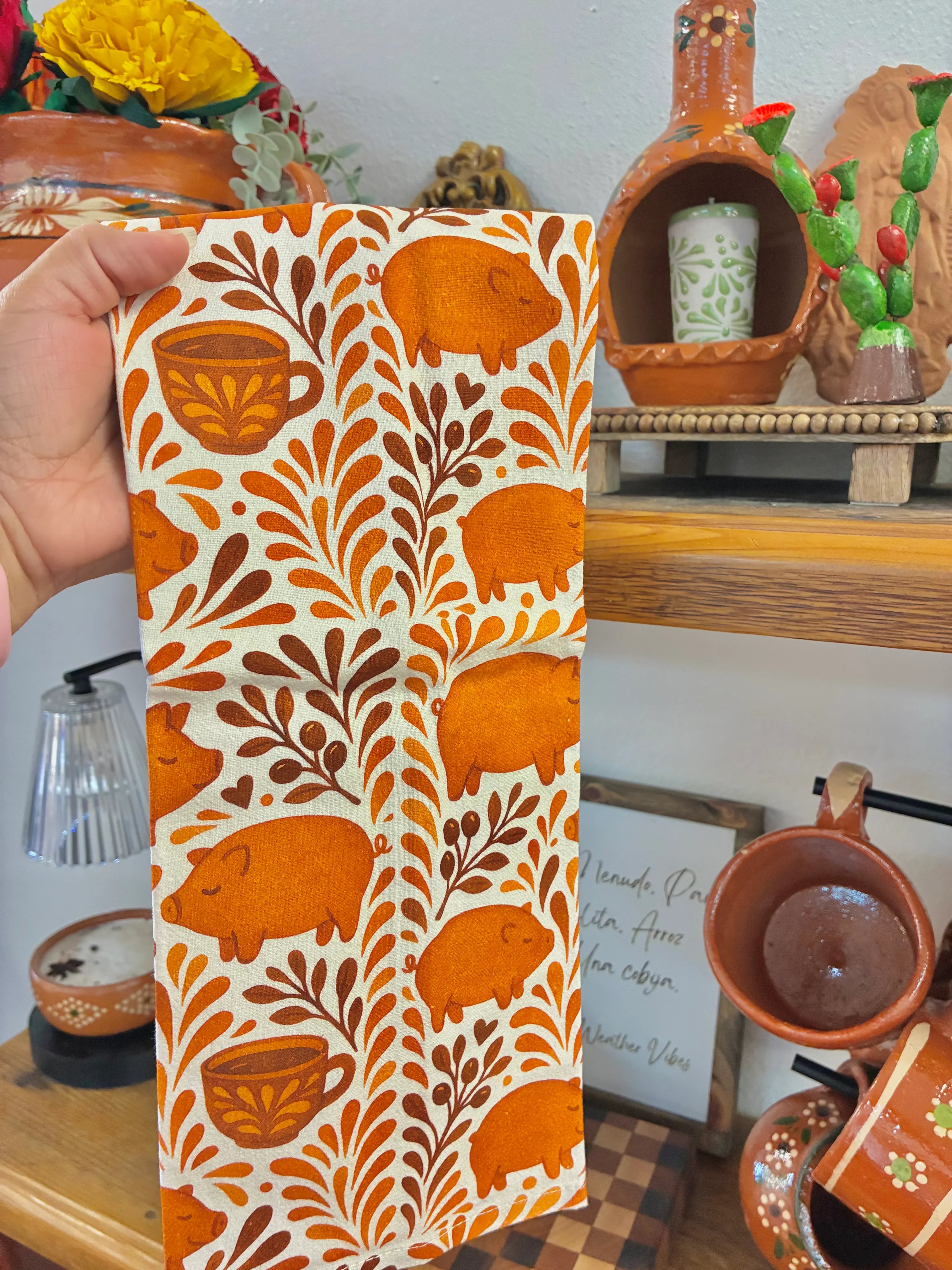 Mexican Marranito kitchen Towels – TheMexHub