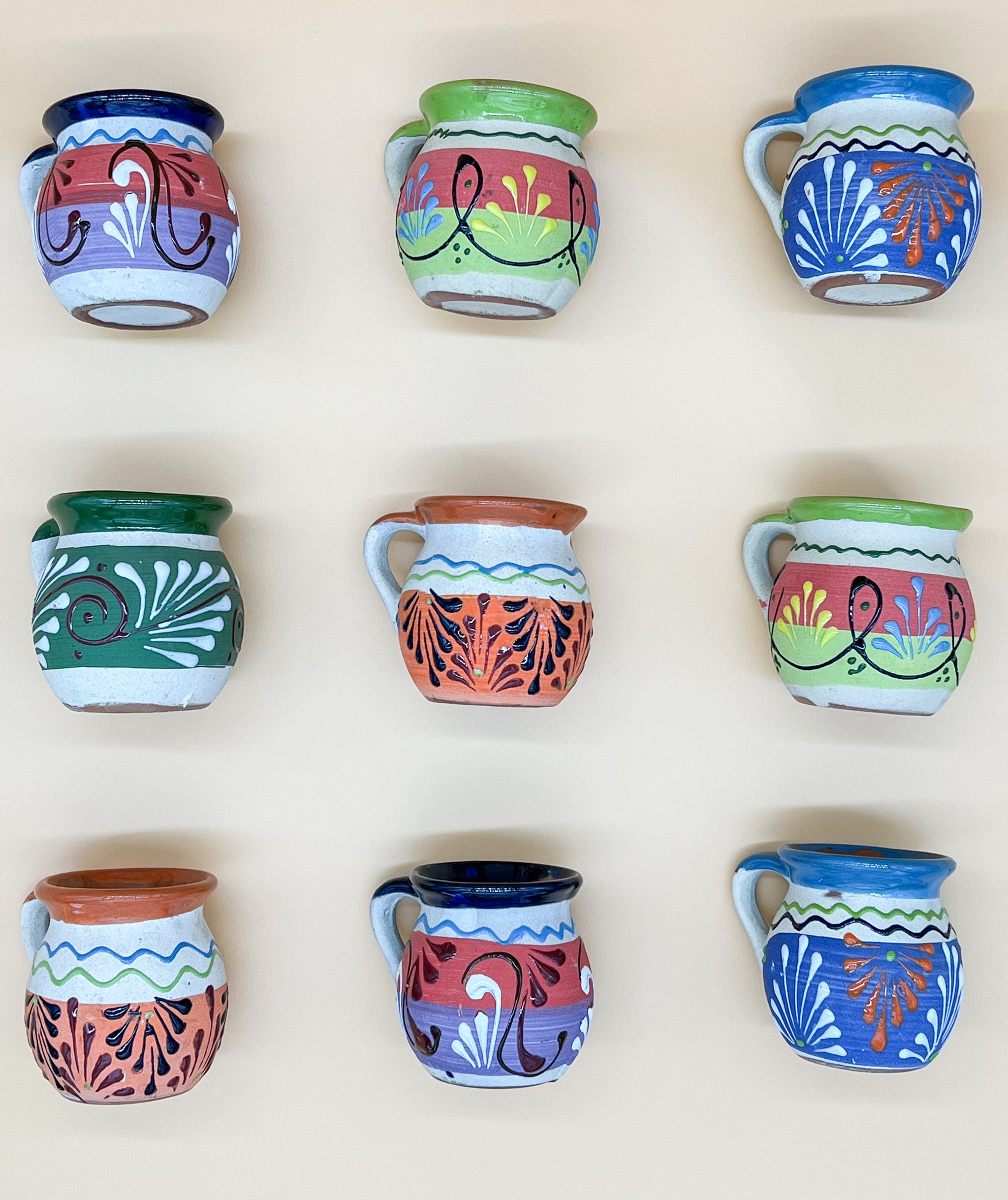 Mexican Mugs 2pc Set Mexican Cups For Drinks Handmade Coffee Mugs ...