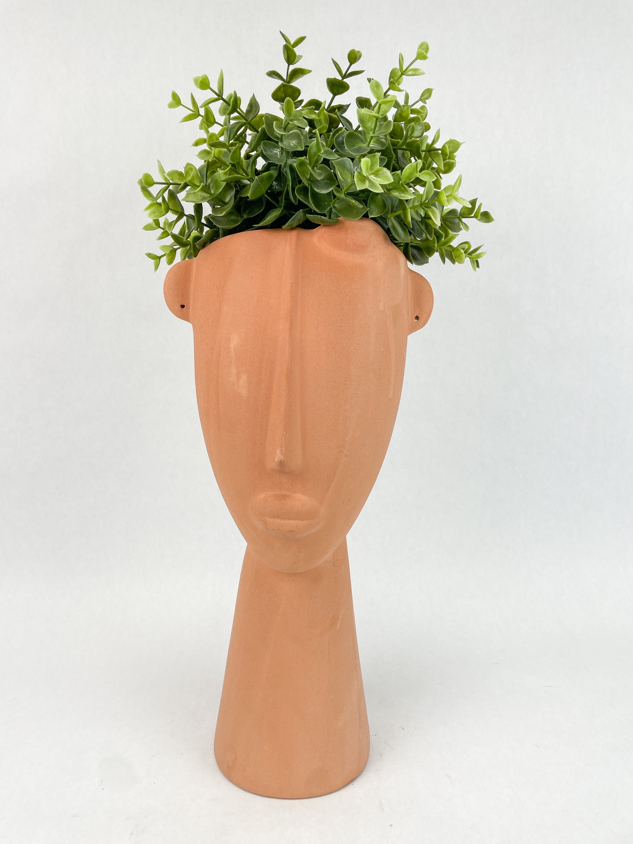Terracotta Face Planter 15 Inches Face Planter Face Plant Pot – TheMexHub