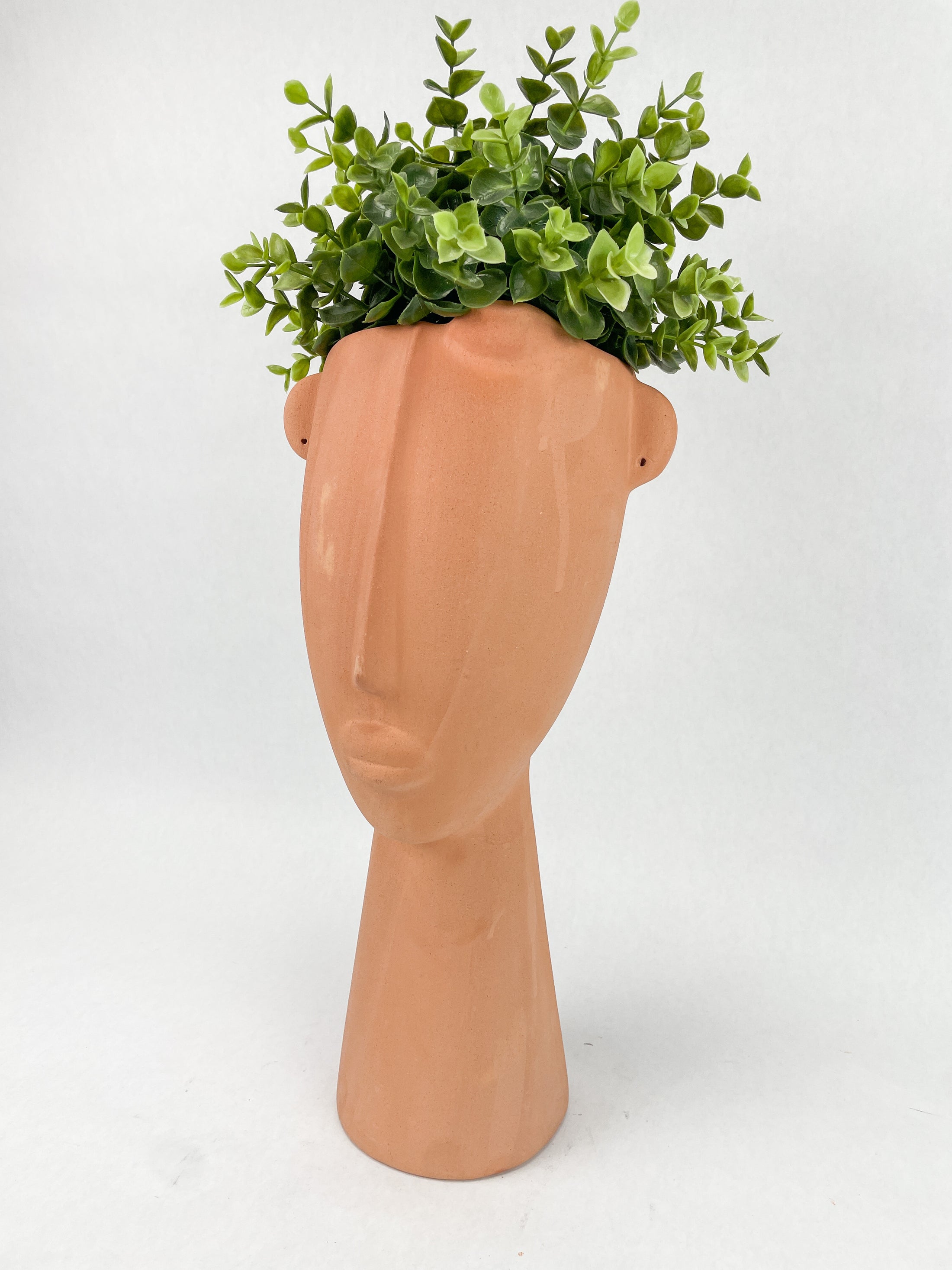 Terracotta Face Planter 15 Inches Face Planter Face Plant Pot – TheMexHub